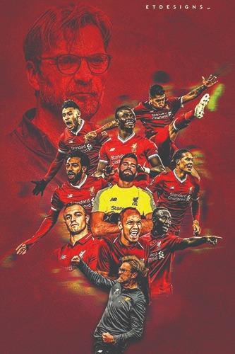 LIVERPOOL FC 2020 POSTER, Furniture & Home Living, Home Decor, Other ...