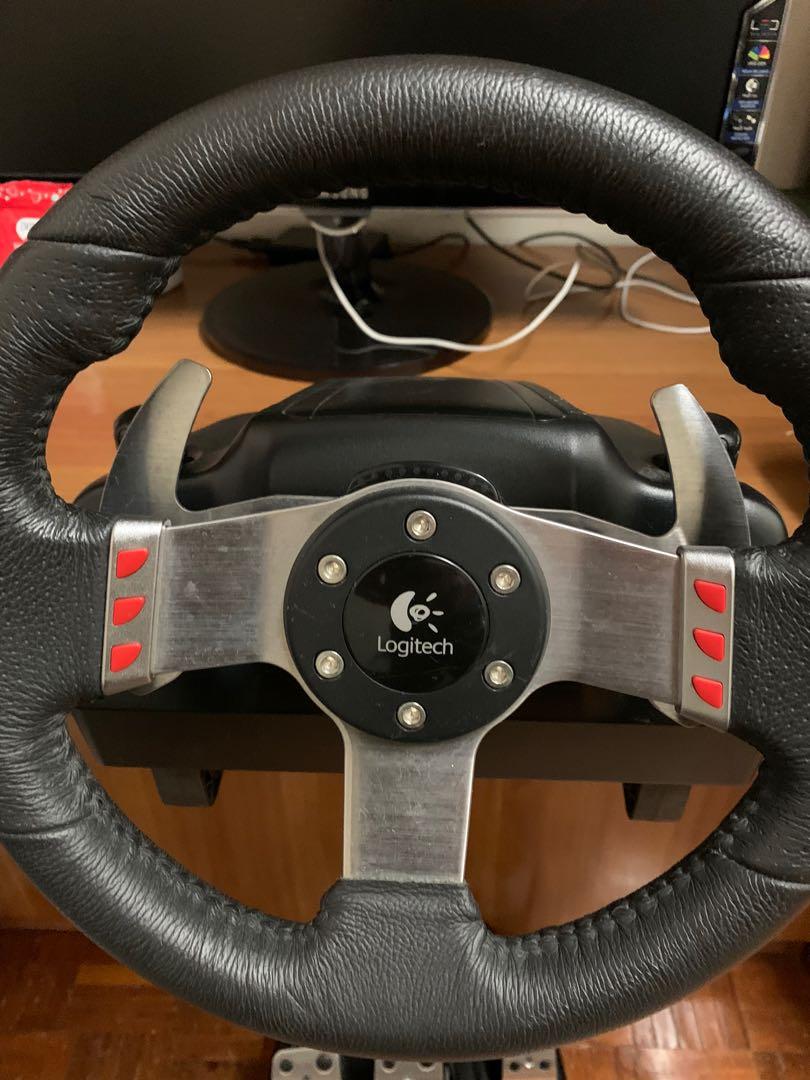 Logitech G27 Steering wheel, Video Gaming, Gaming Accessories, Virtual ...