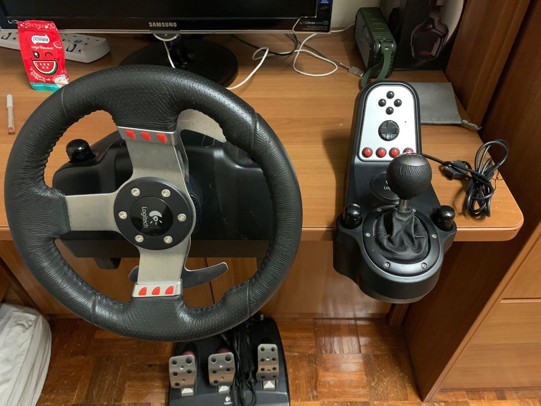 Logitech G27 Steering wheel, Video Gaming, Gaming Accessories, Virtual ...
