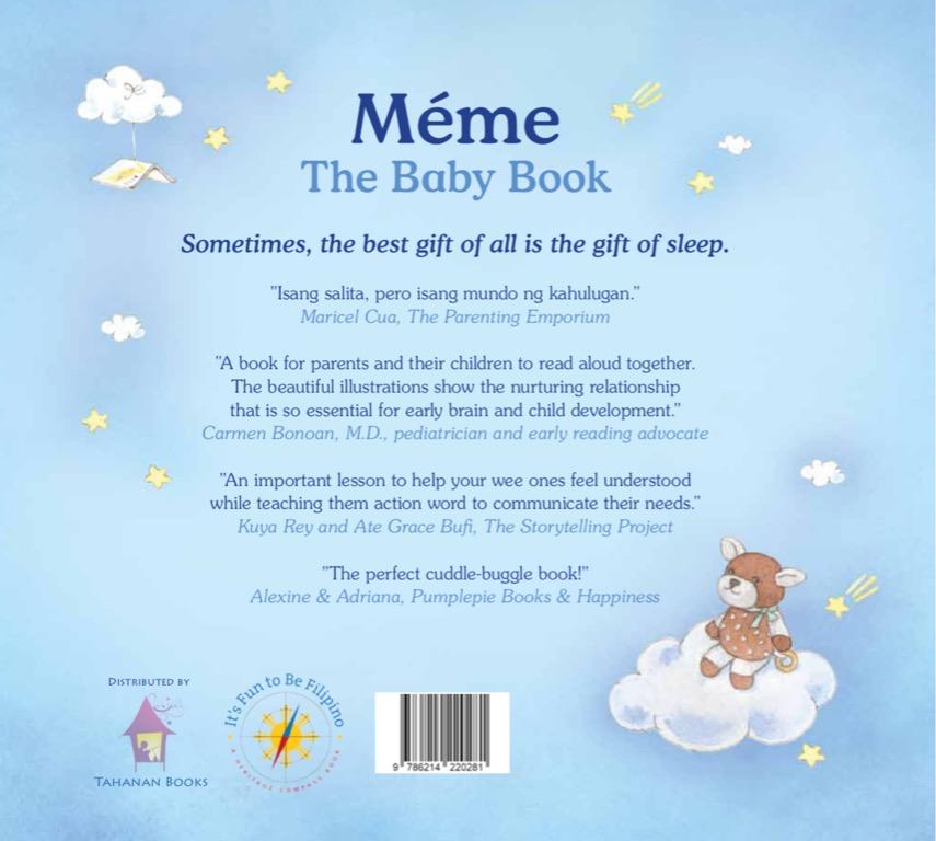Meme The Baby Book | Tahanan Books | English Filipino Bilingual ...