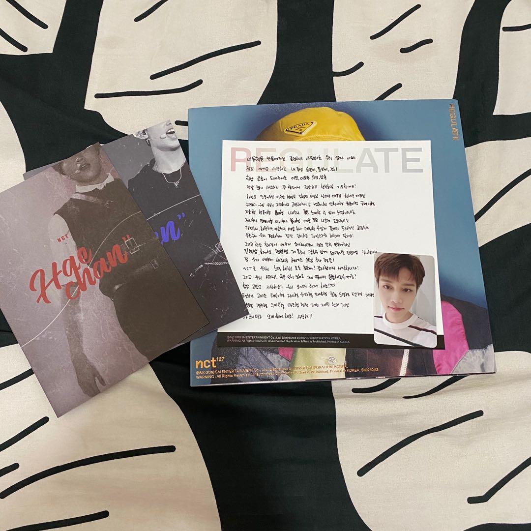 NCT REGULATE ALBUM HAECHAN COVER, Hobbies & Toys, Memorabilia ...