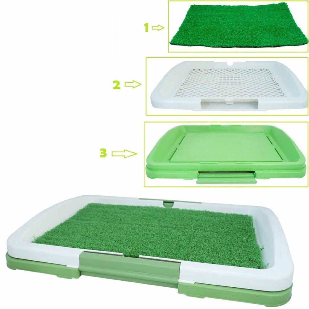 (New) Grass Pee Tray, Pet Supplies, For Dogs, Dog Accessories on Carousell