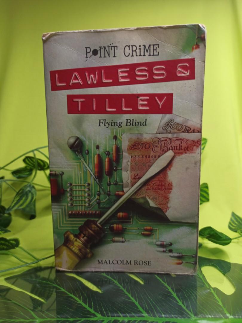 VINTAGE BOOK Point Crime Lawless Tilley Flying Blind by Malcolm Rose ...