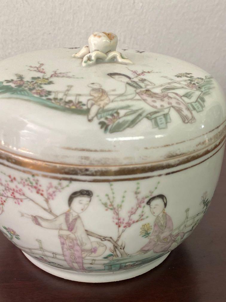 Porcelain Container, Vintage & Collectibles, Vintage Collectibles on ...