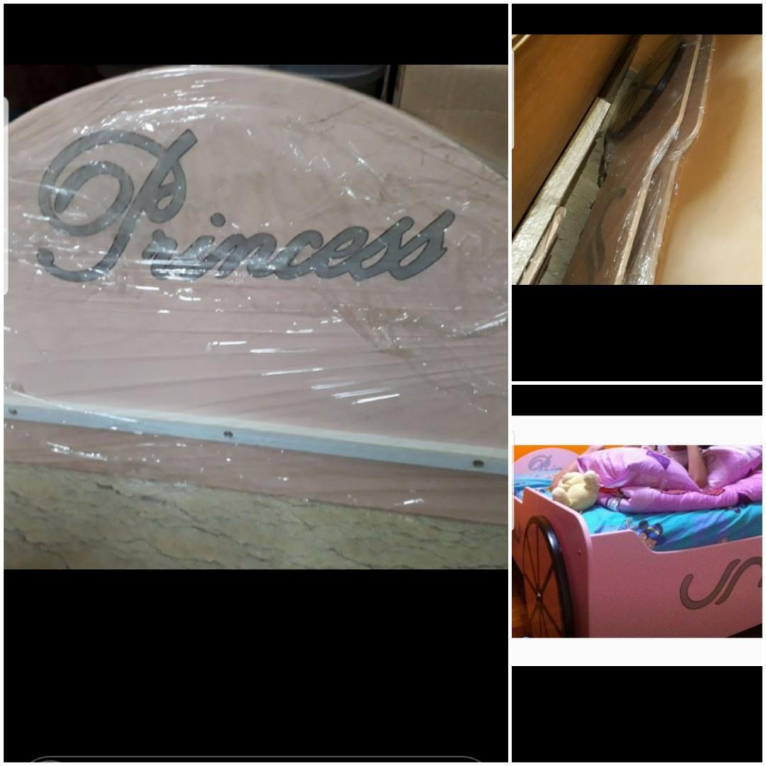 Kids Princess bed frame, Babies & Kids, Baby Nursery & Kids Furniture ...
