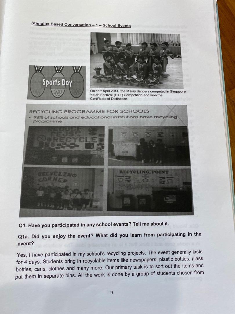 PSLE P6 English Oral - Stimulus Based Conversation, Hobbies & Toys ...