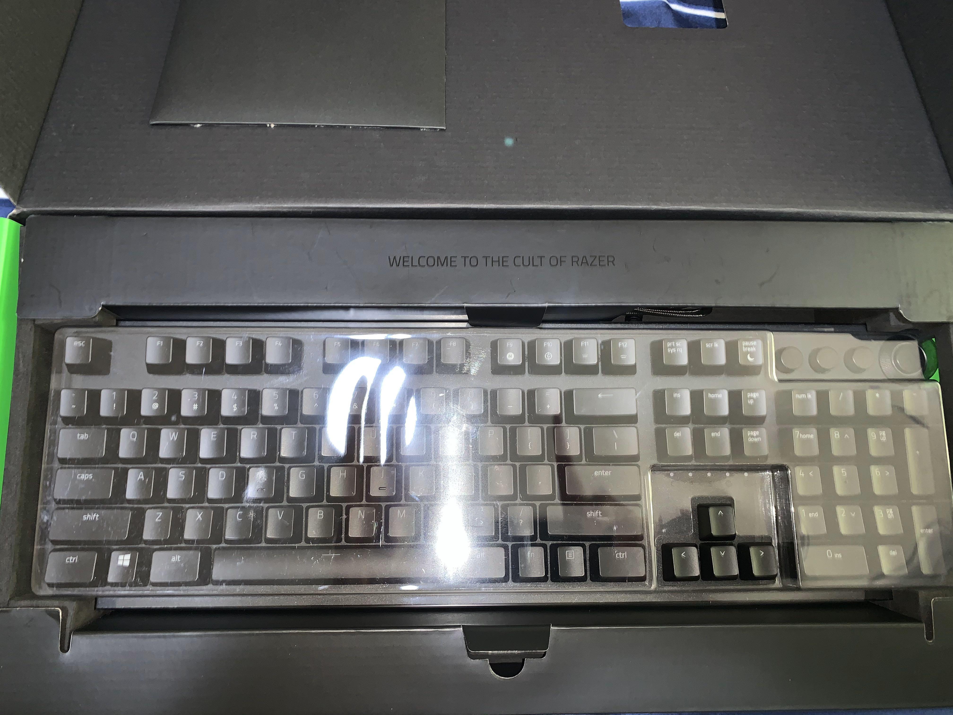 Razer Huntsman Elite keyboard + Razer metallic Keycap set(New ...