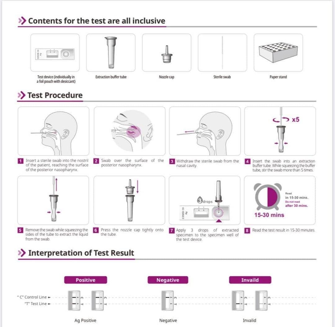 Standard Q SD biosensor SWAB ANTIGEN test, Everything Else, Others on ...