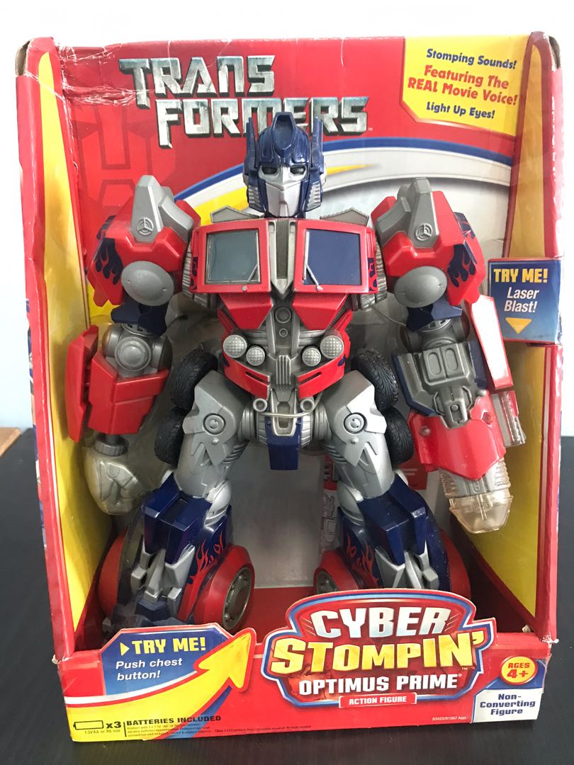 Transformer Cyber Stompin Optimus Prime, Hobbies & Toys, Toys & Games ...