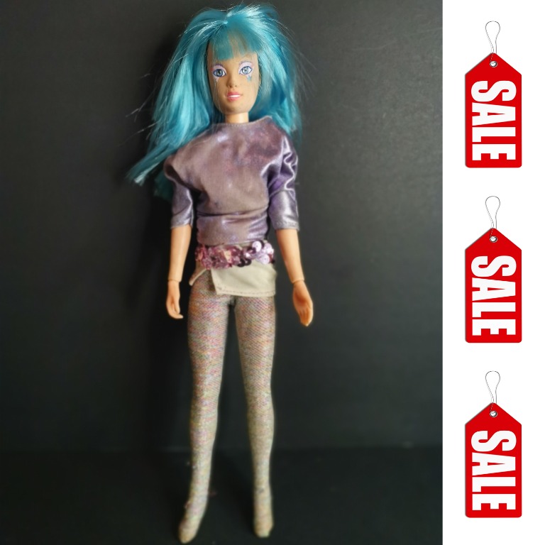 VINTAGE JEM, 1985 THE HOLOGRAMS AJA DOLL ASIAN BLUE HAIR, Hobbies ...