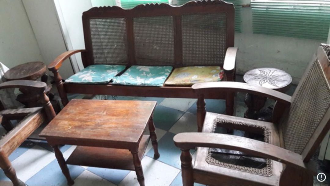 Vintage Narra sala set, Furniture & Home Living, Furniture, Tables ...