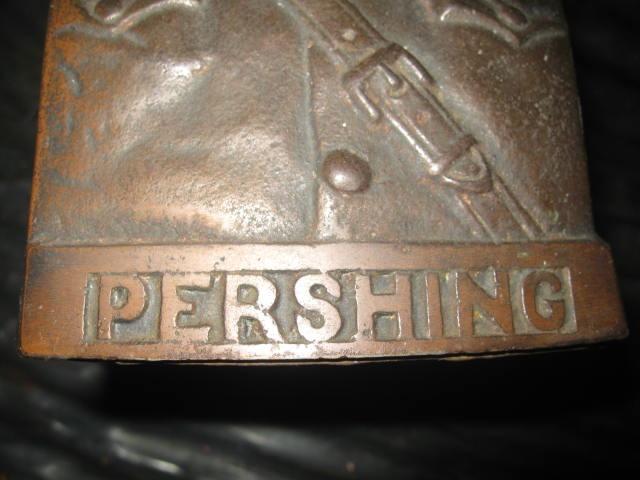 Vintage WWI General Pershing Cast Iron Coin Bank 1918, Hobbies & Toys ...