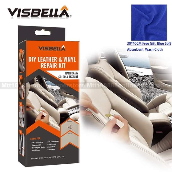 Visbella leather & vynil repair kit, Furniture & Home Living, Cleaning ...