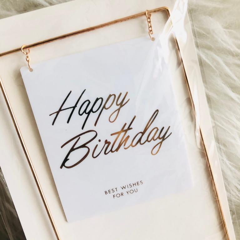 Birthday Metal Frame Cake Topper, Hobbies & Toys, Books & Magazines ...