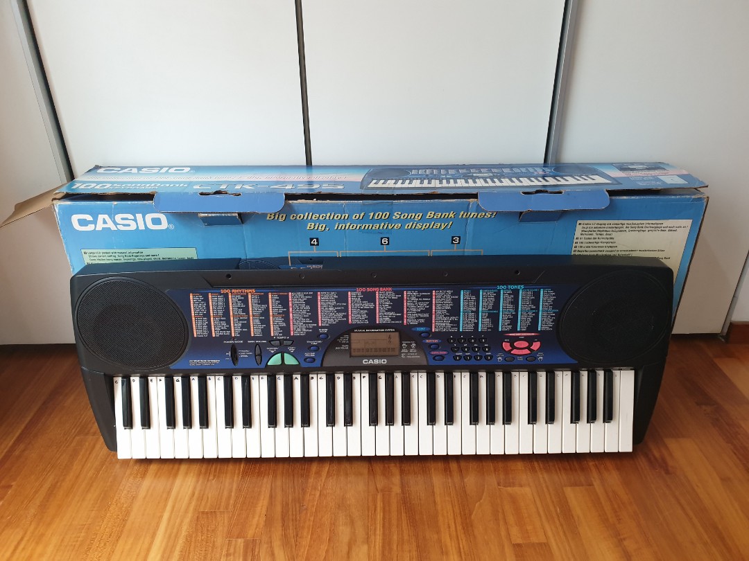 Casio Keyboard CTK-495, Hobbies & Toys, Music & Media, Musical ...