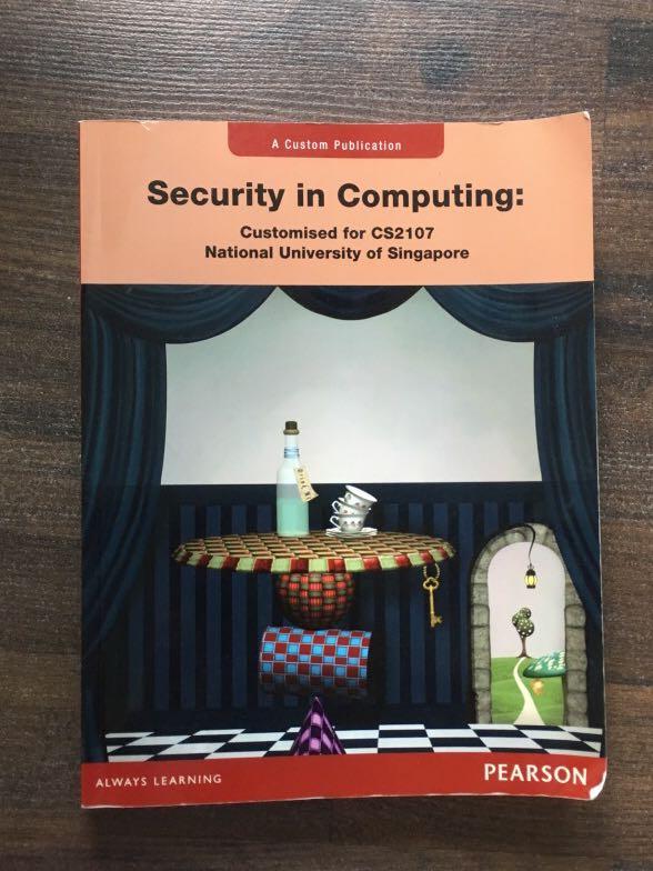 CS2107 Textbook Security in Computing, Hobbies & Toys, Books ...