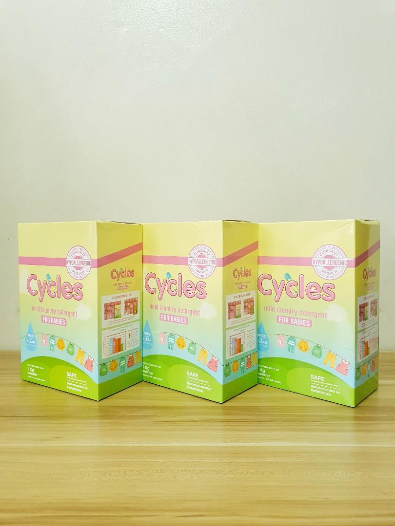Cycles Mild Laundry Powder Detergent 1kg, Babies & Kids, Bathing ...