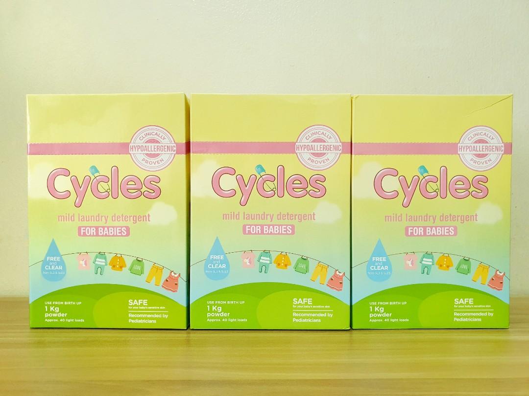 Cycles Mild Laundry Powder Detergent 1kg, Babies & Kids, Bathing ...