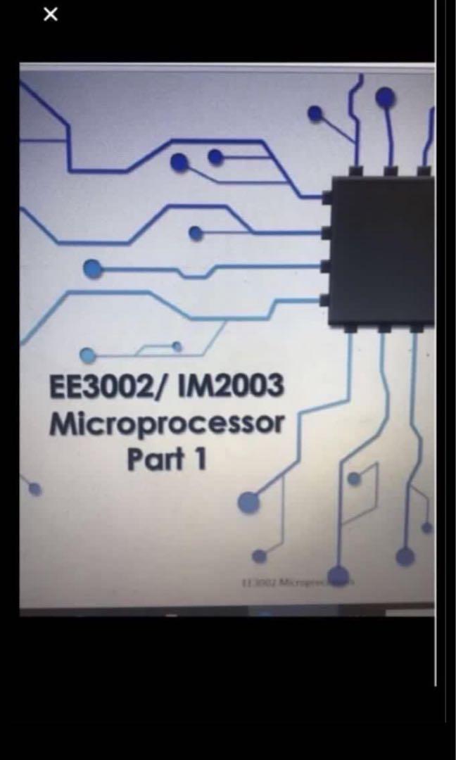 EE3002 NTU EEE MICROPROCESSOR ASSIGNMENT LAMS IRA PYP QUIZ LECTURE TUTORIAL 3002 MICROP ...