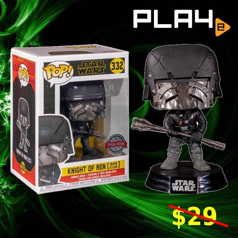 Funko POP! (332) Star Wars Knight Of Ren War Club (7017920) Brand New ...