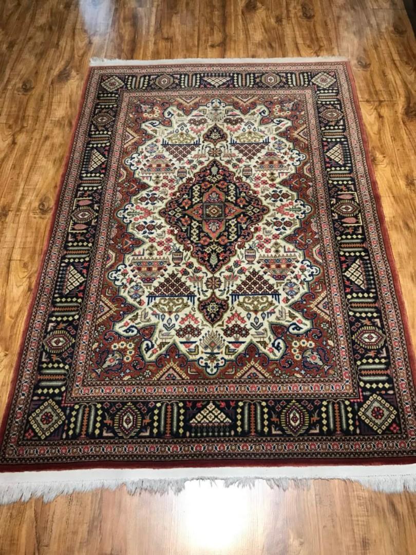 Authentic Handmade persian carpet, Furniture & Home Living, Home Decor ...