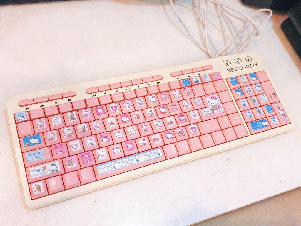 Hello Kitty Keyboard, Computers & Tech, Parts & Accessories, Computer ...