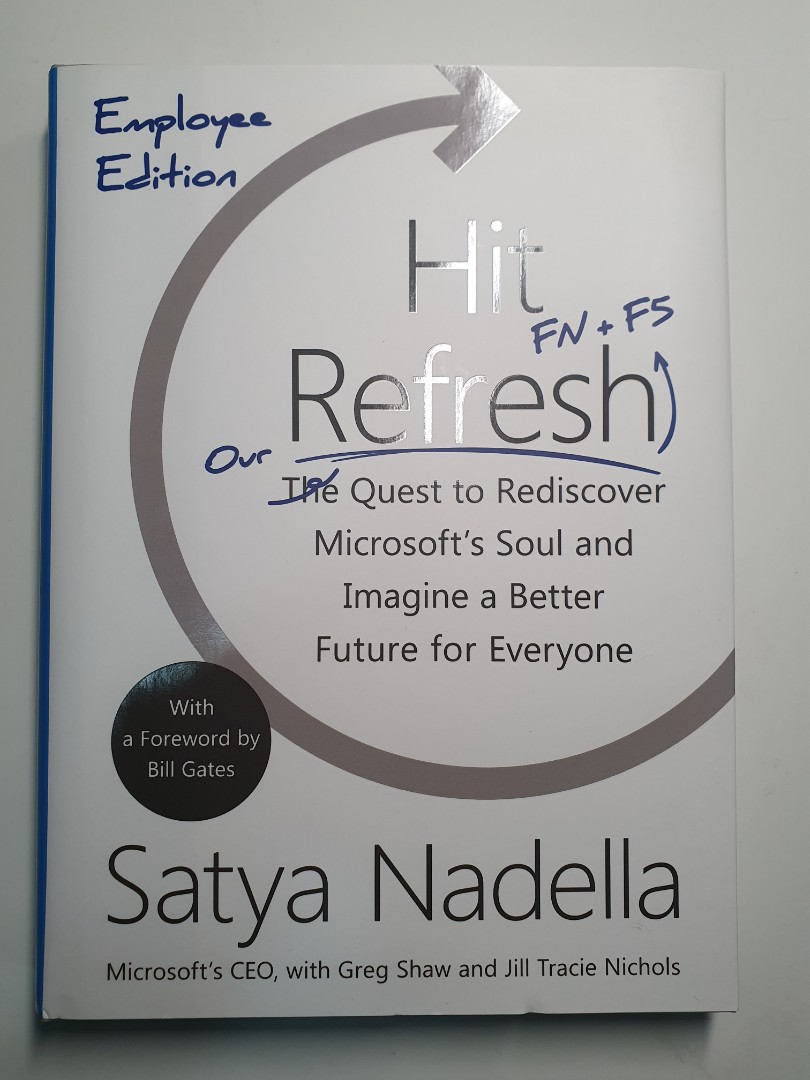 Hit Refresh - Satya Nadella (Employee Edition), Hobbies & Toys, Books ...