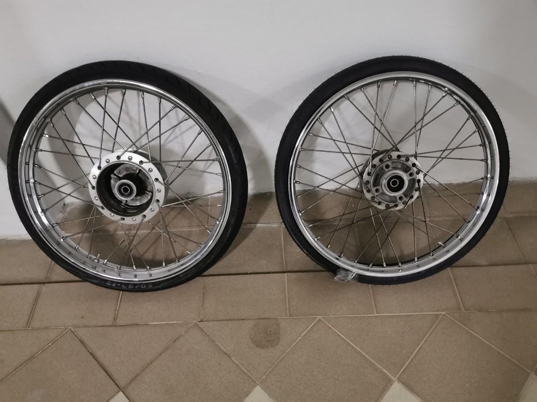 Honda wave rims, Motorcycles, Motorcycle Accessories on Carousell
