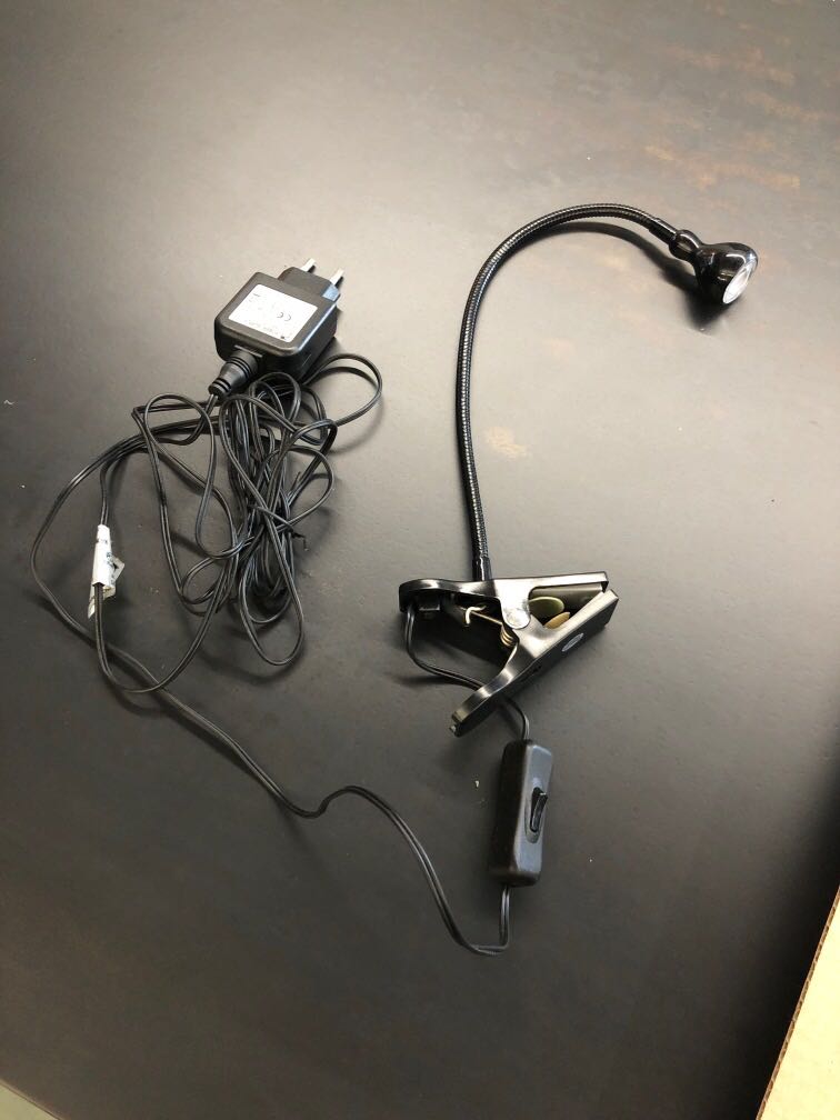 Ikea Jansjo LED Wall / Clamp Spotlight, Black, Everything Else on Carousell