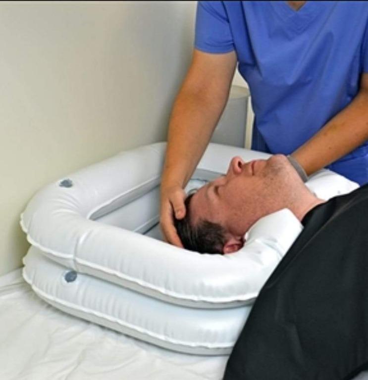 NEW! Portable Hair Wash Basin with Head Support & Drain Hose For ...