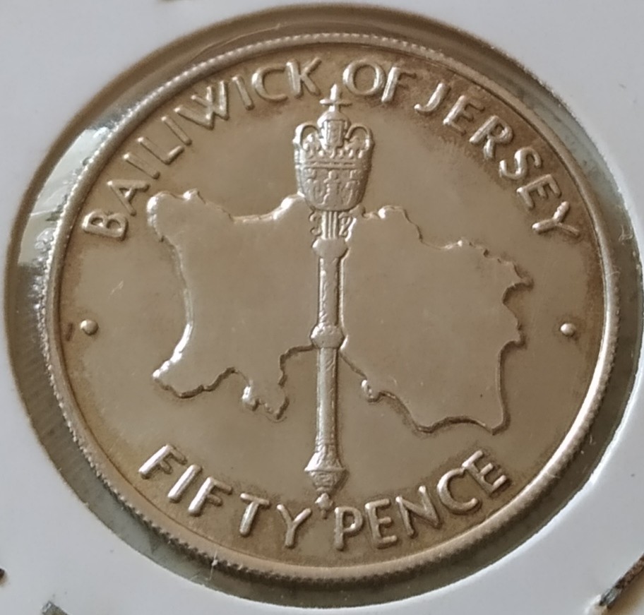 Jersey 1972 50 Pence Silver Proof Coin.Mintage 1500, Hobbies & Toys ...
