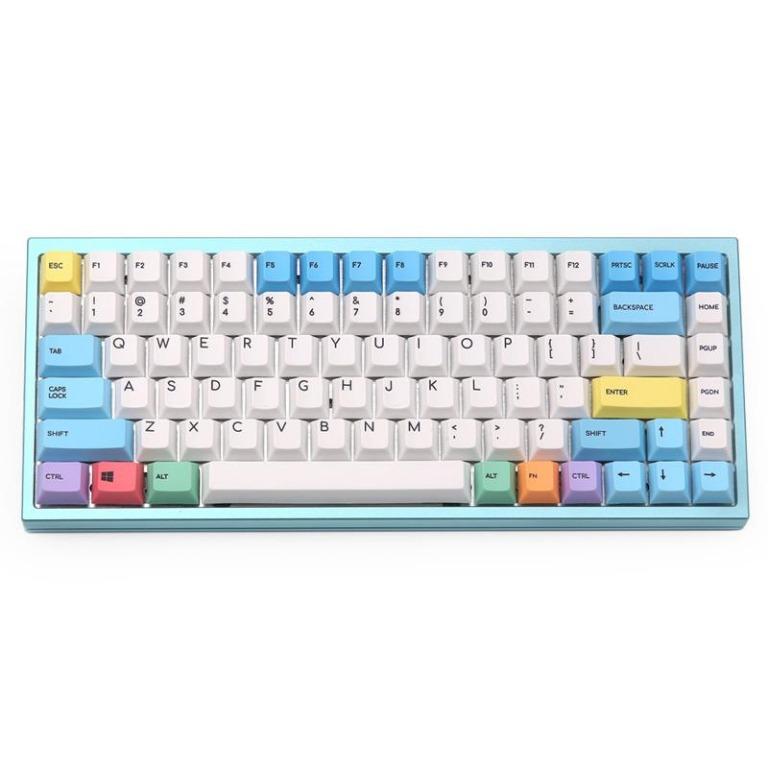 KBD75V1 + Gateron INK Black + Chalk Cherry Profile A, Computers & Tech ...