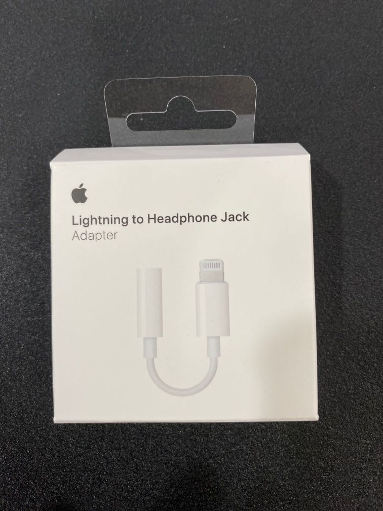 Lightning to Headphone Jack Adaptor, Mobile Phones & Gadgets, Mobile ...