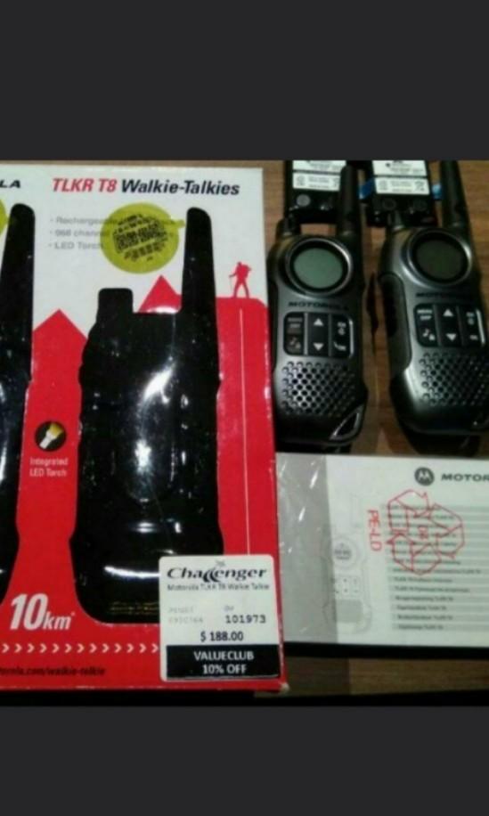 MOTOROLA WALKIE TALKIE TLKR T8, Mobile Phones & Gadgets, Walkie-Talkie ...