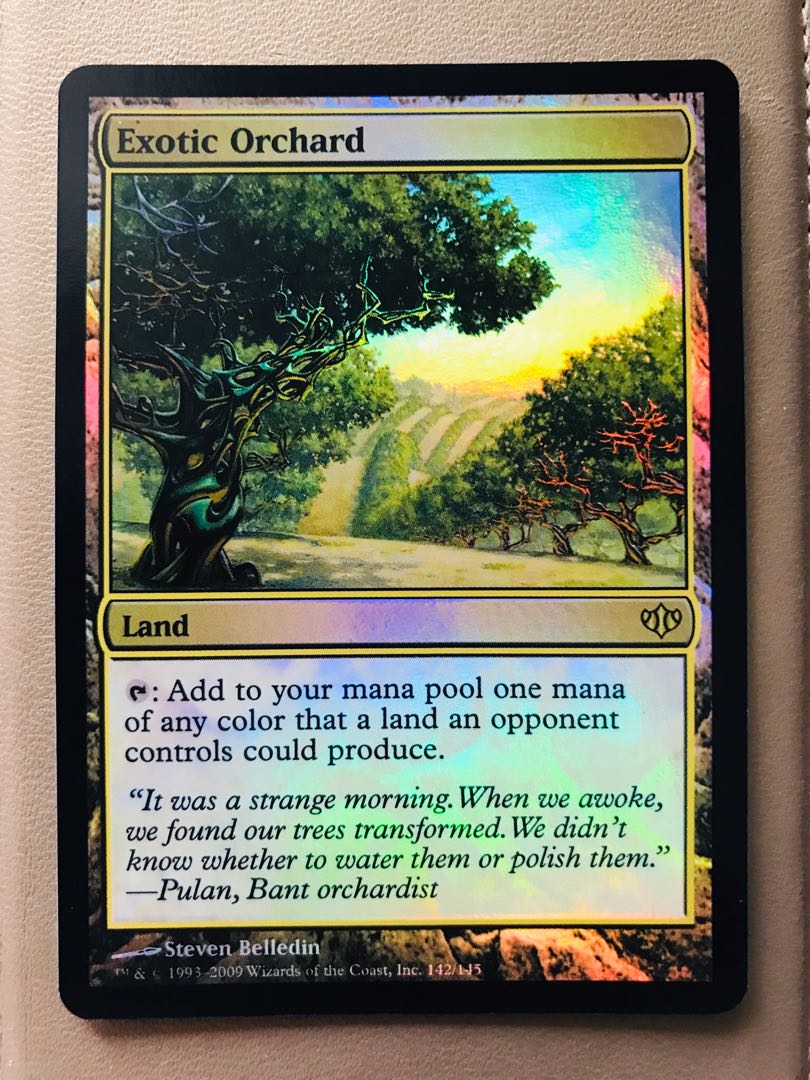 MTG Conflux Exotic Orchard (Foil), Hobbies & Toys, Toys & Games on ...