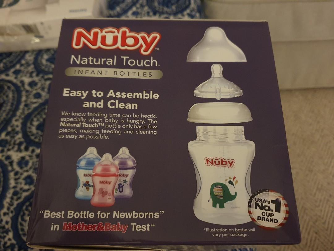 Nuby 6 baby bottle value set, Babies & Kids, Nursing & Feeding, Weaning ...