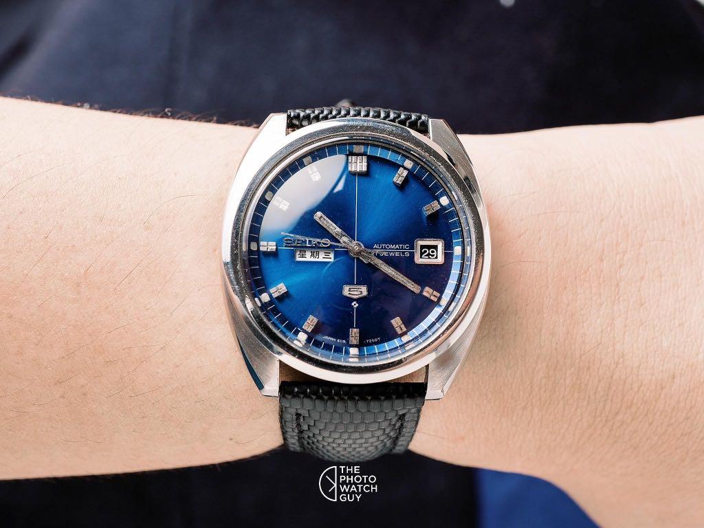 Rare Vintage Seiko 5 Blue 6119-7183 BMBY Nov 1973, Men's Fashion ...