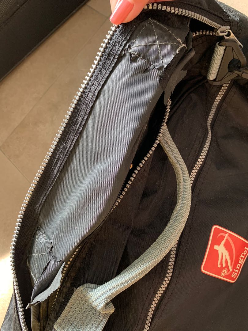 singtel hand carry luggage bag, Men's Fashion, Bags & Wallets, Sling ...