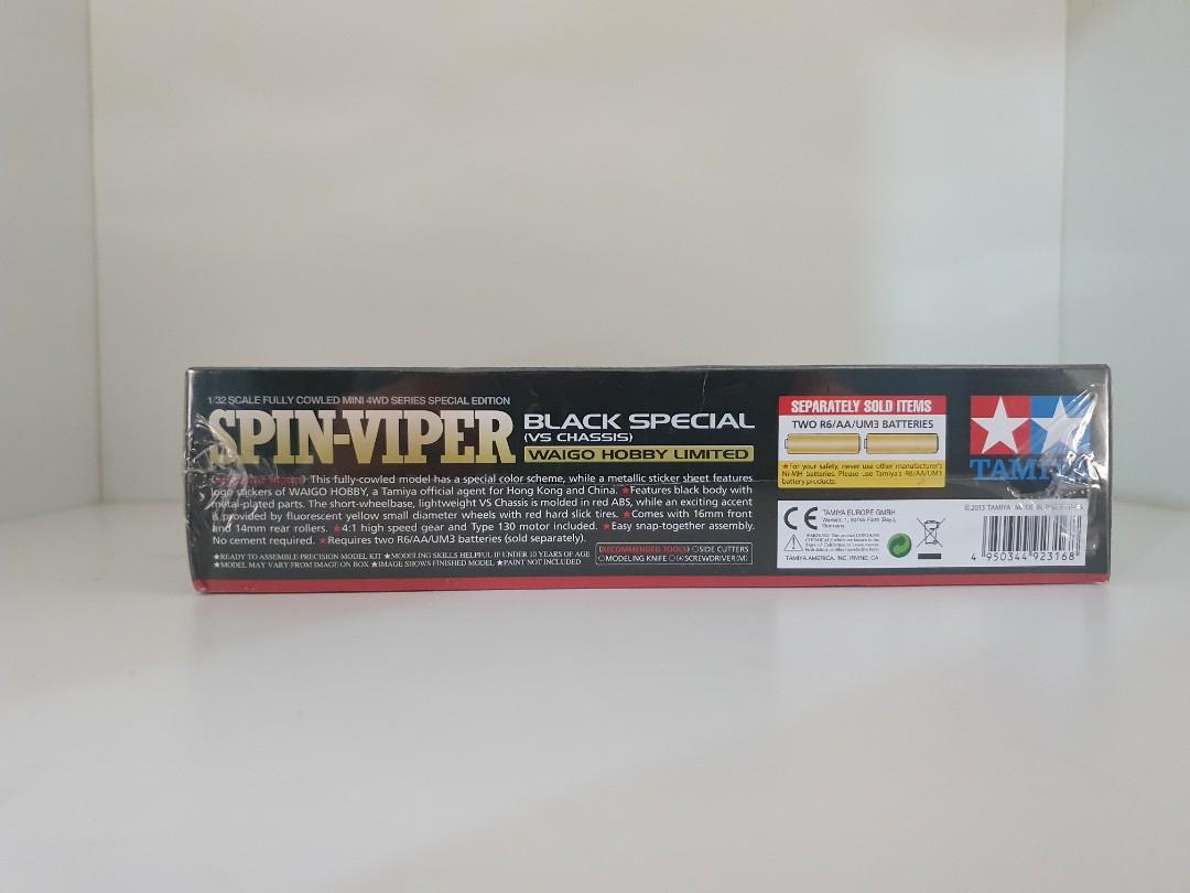Spin Viper (Black Special) Tamiya Mini 4wd, Hobbies & Toys, Toys ...