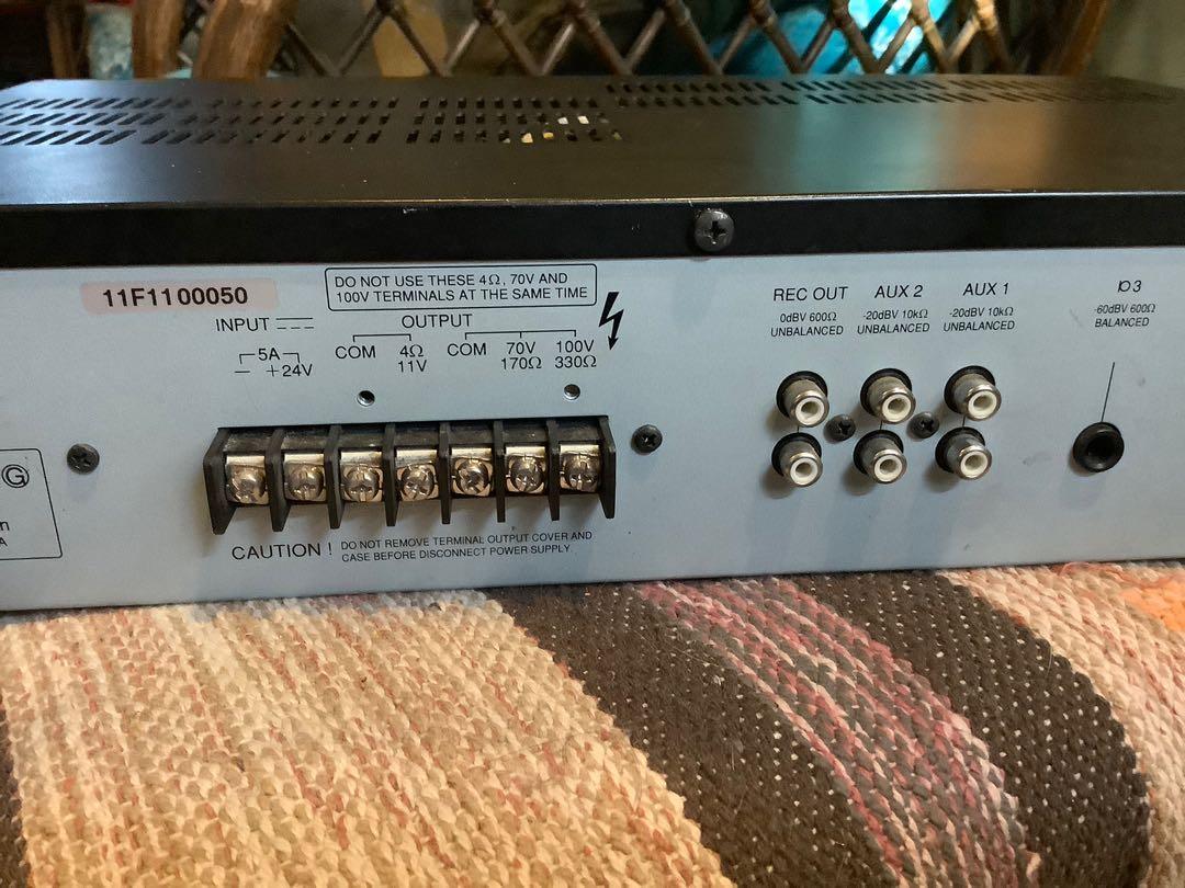 TOA- PA Mixer Amplifier, Audio, Soundbars, Speakers & Amplifiers on ...