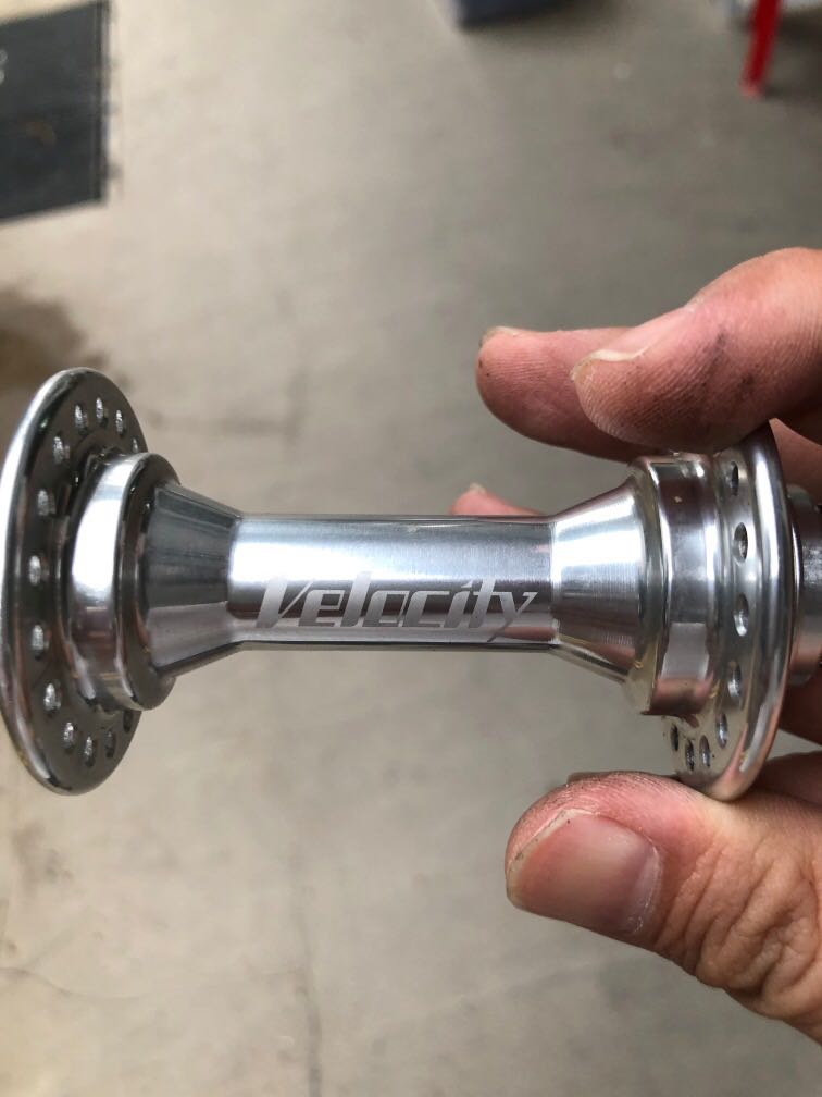 Velocity front hub 100mm, Sports Equipment, Bicycles & Parts, Parts ...