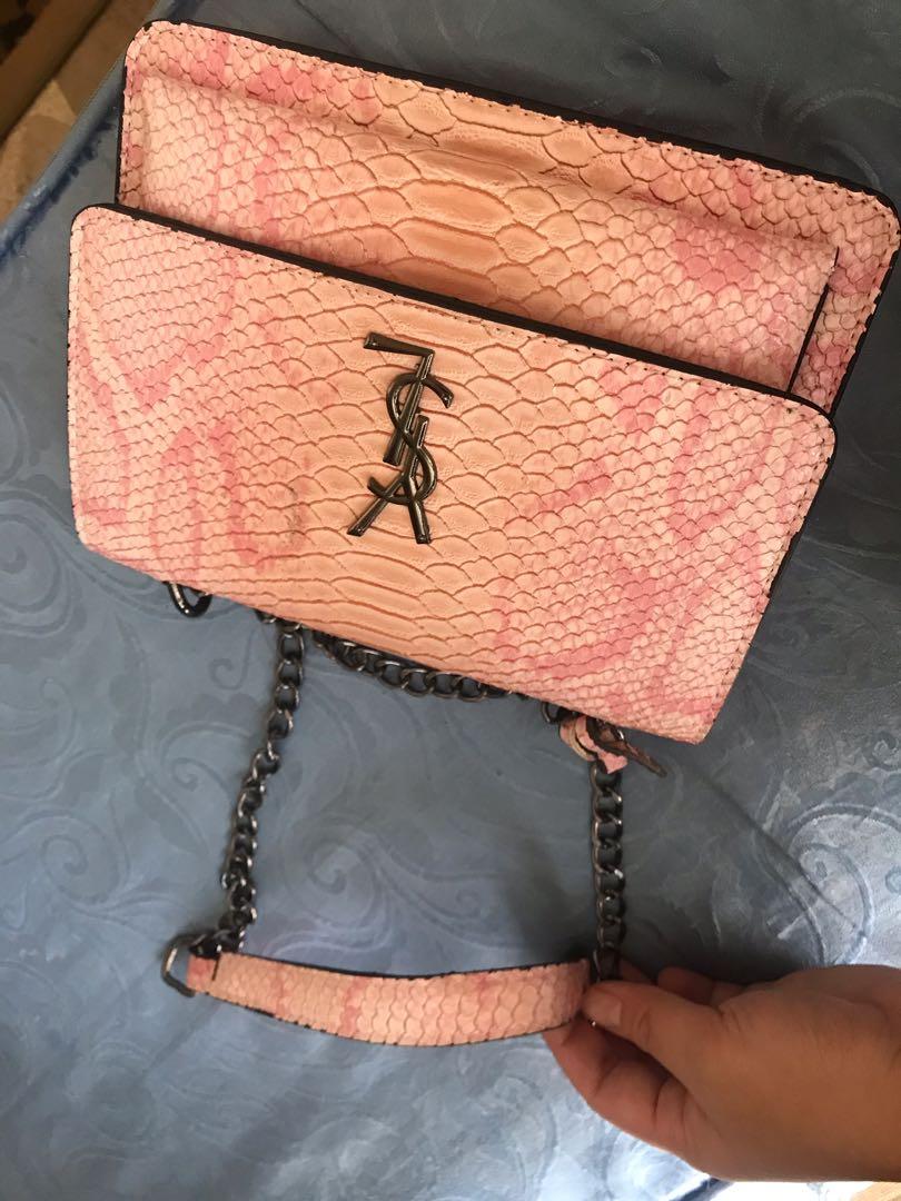 YSL Replica snake skin, Women's Fashion, Bags & Wallets, Cross-body ...