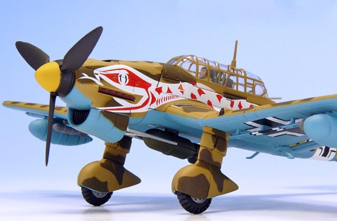 Corgi 1/72 JU-87 Stuka, Tmimi, Libya. Ace Pilot Hubert Polz., Hobbies ...
