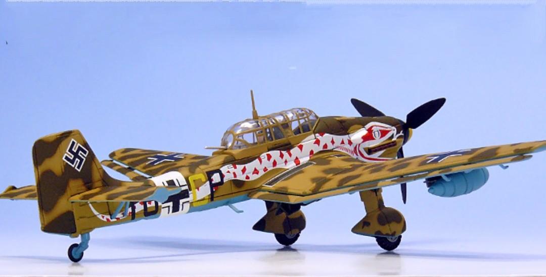 Corgi 1/72 JU-87 Stuka, Tmimi, Libya. Ace Pilot Hubert Polz., Hobbies ...