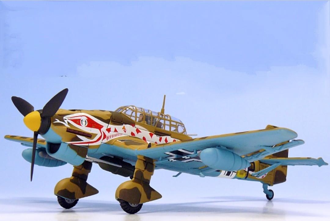 Corgi 1/72 JU-87 Stuka, Tmimi, Libya. Ace Pilot Hubert Polz., Hobbies ...