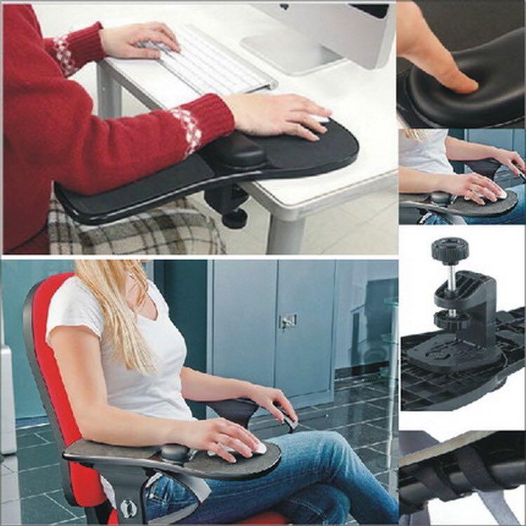 電腦手托架 電腦護腕 手臂托板 手臂支架 桌椅兩用 Computer Wrist Arm support table, 手提電話, 電話及其他 ...