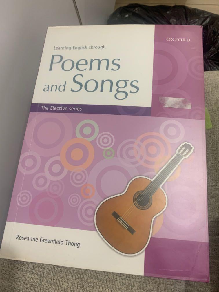 中學英文書 Learning English through Poems and Songs, 興趣及遊戲, 書本 & 文具, 書本及雜誌 ...