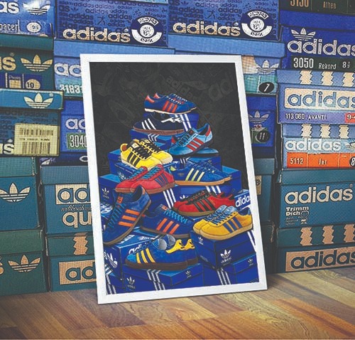ADIDAS POSTER, Furniture & Home Living, Home Decor, Wall Decor on Carousell