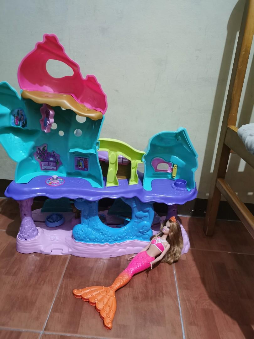 Biggest Vtech Mermaid Castle and Barbie Doll Bundle, Hobbies & Toys ...