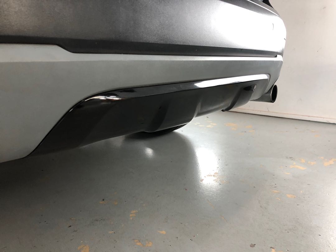 BMW X1 rear diffuser sticker wrap, Car Accessories, Accessories on ...